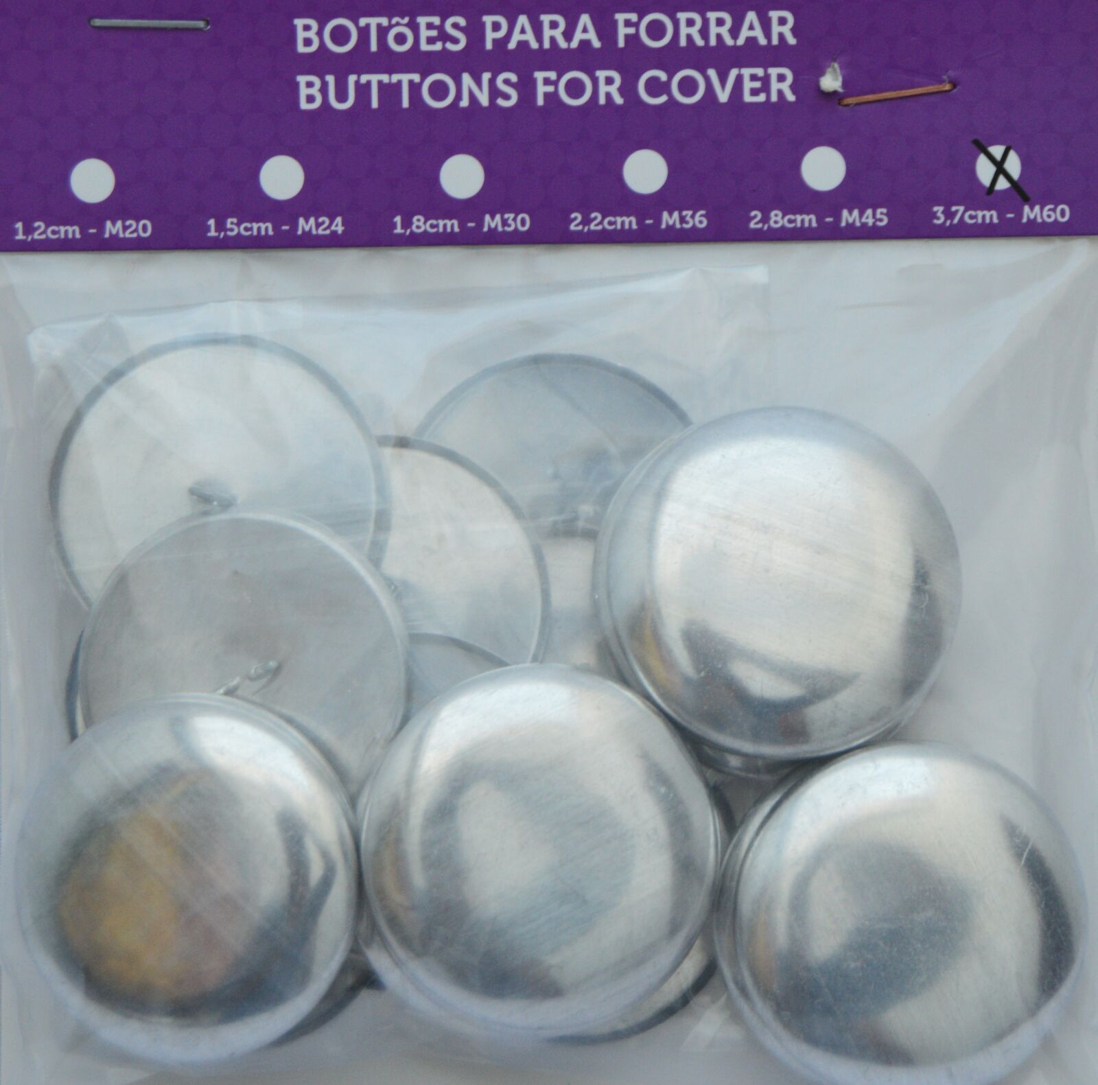 Botones fornitura para forrar, botones para forrar con tela
