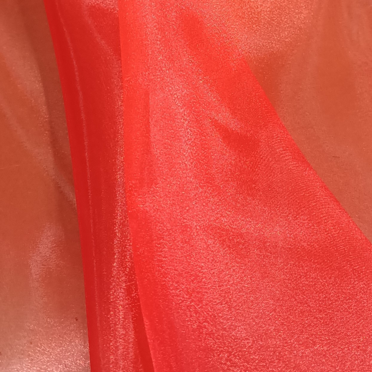Tela organza roja, comprar tejido para confección moda
