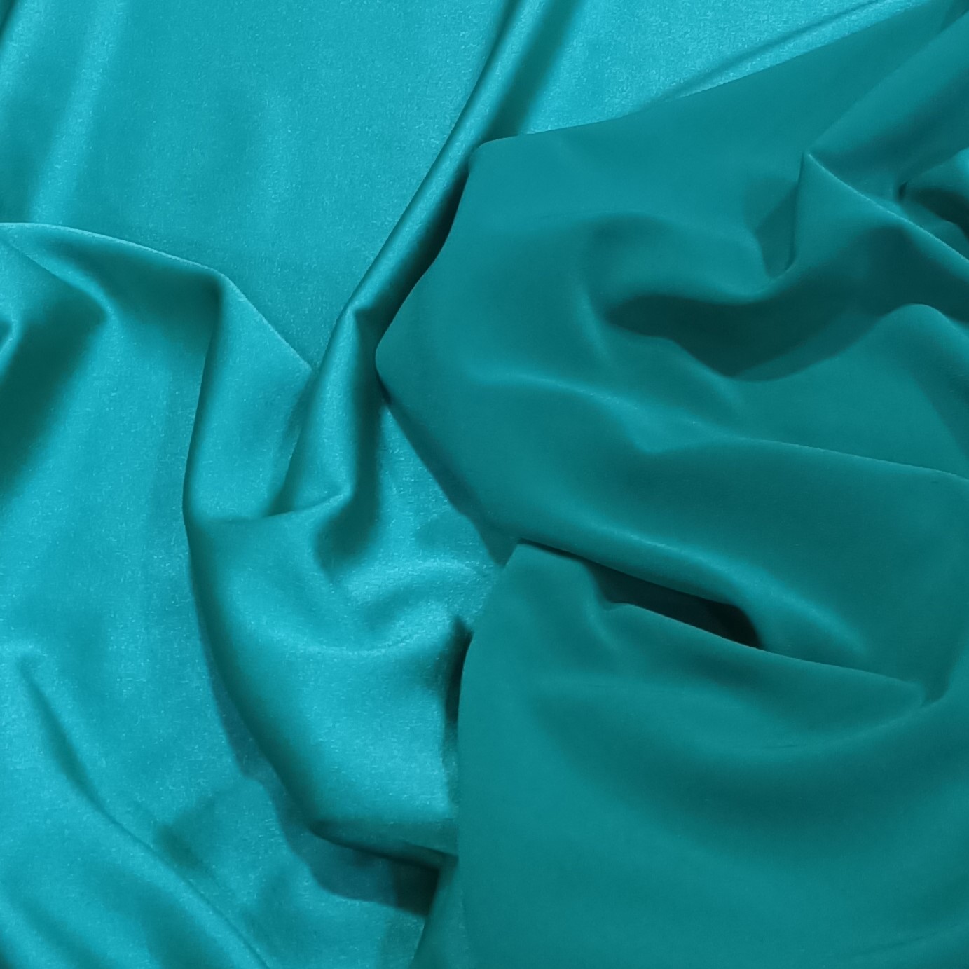 Tela crep-satén PARÍS verde55, tejido para fiesta y moda