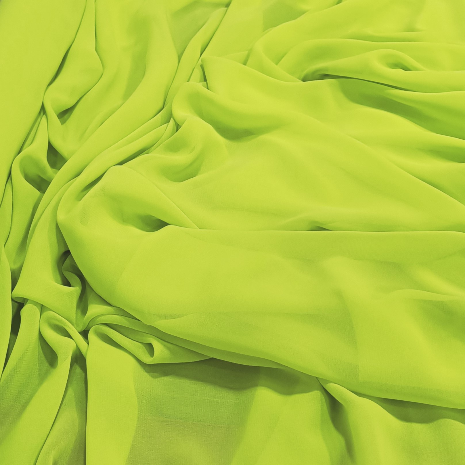 Tela gasa osiris verde lima, gasa color lima, comprar gasa lima