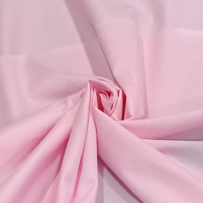 Tela Batista 100% algodón rosa, batista fina y de algodón 100%