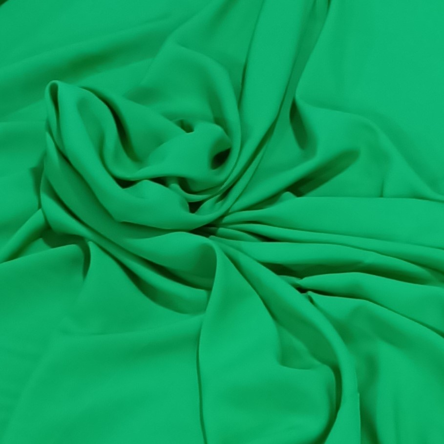 Tela viscosa TRISTAN verde18, viscosa lisa, viscosa verde