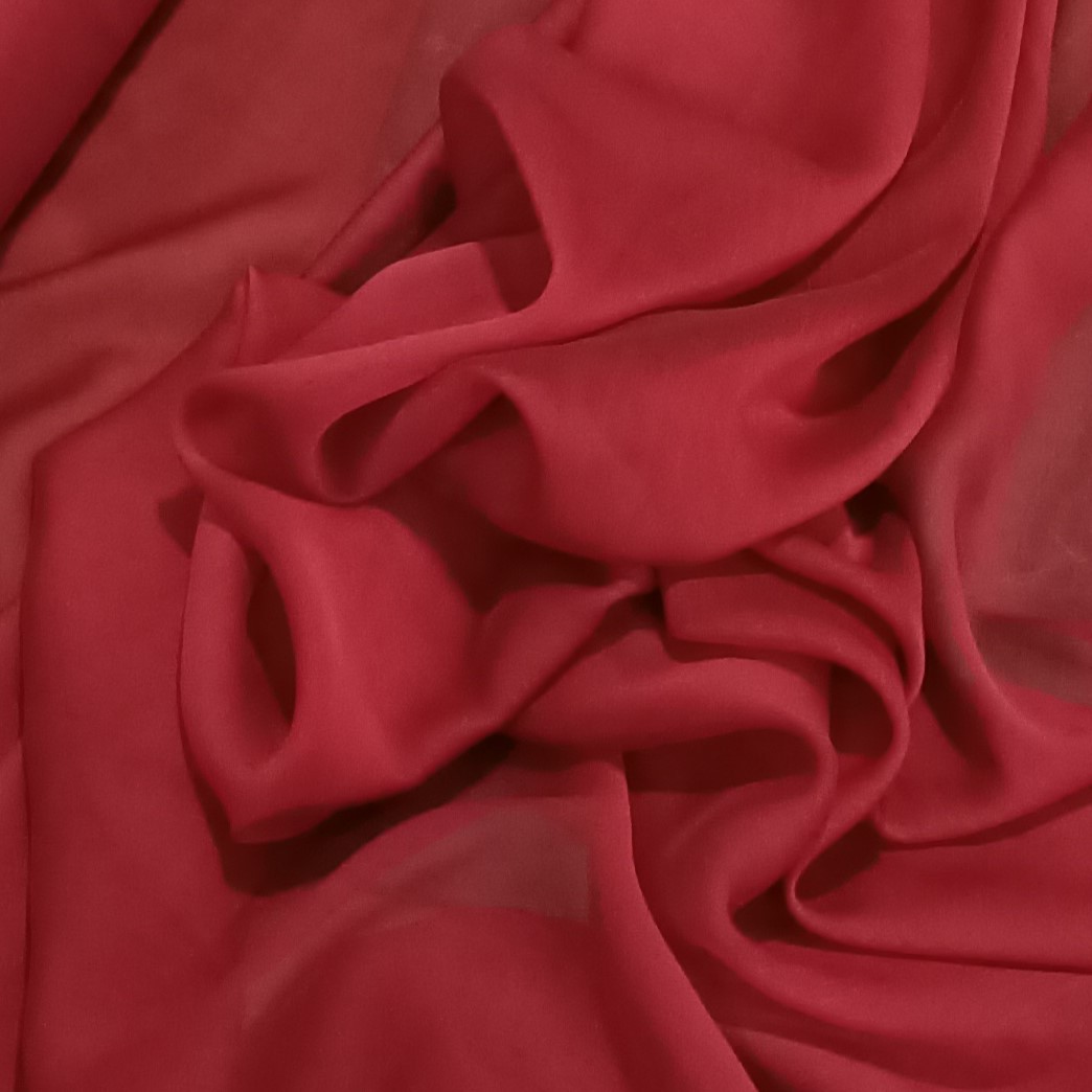 Tela gasa catiónica rojo38, comprar gasa, gasa color rojo valentino