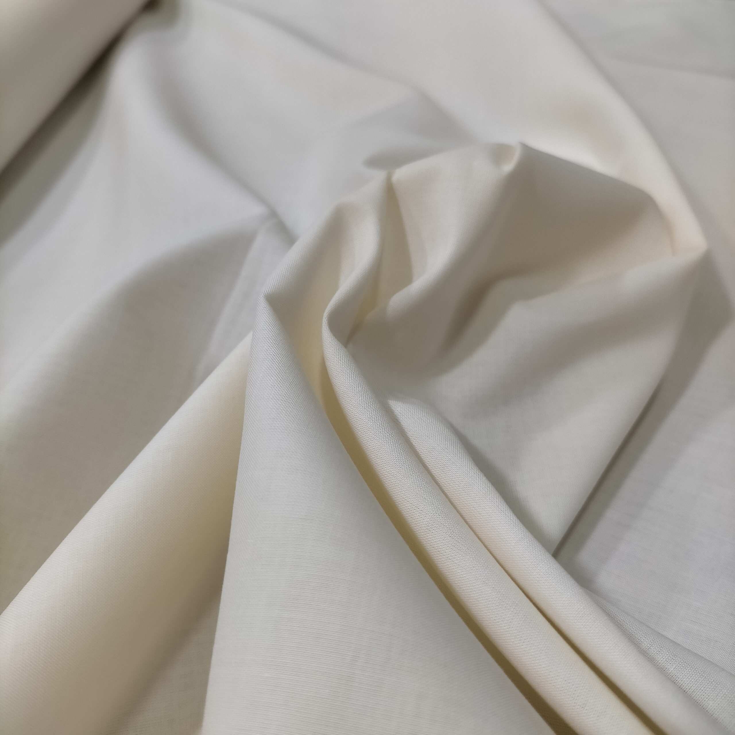 Tela Batista 100% algodón crudo, batista fina y de algodón 100%