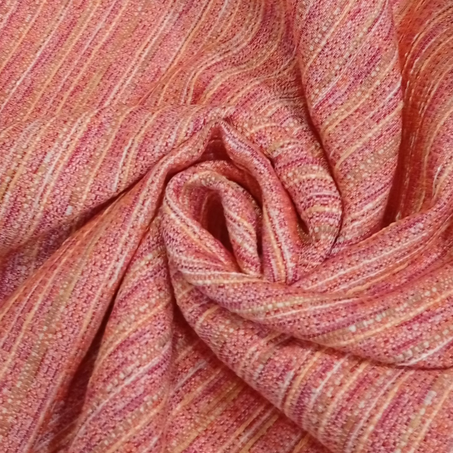 Tela Chanel Tipo 453 Naranja, tejido imprescindible la moda.